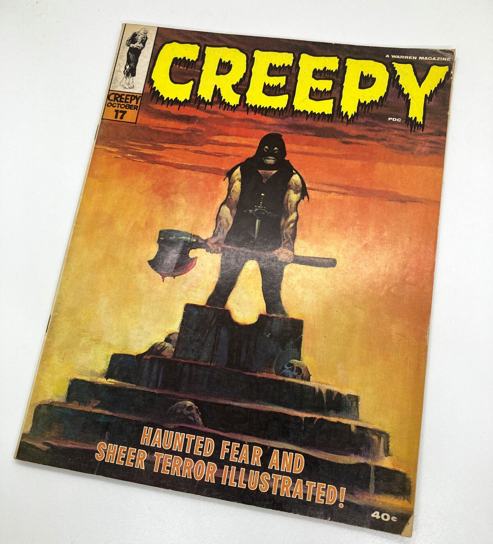 Creepy Magazine #17 Oct 1967 Frank Frazetta Cover art Archie Goodwin ...